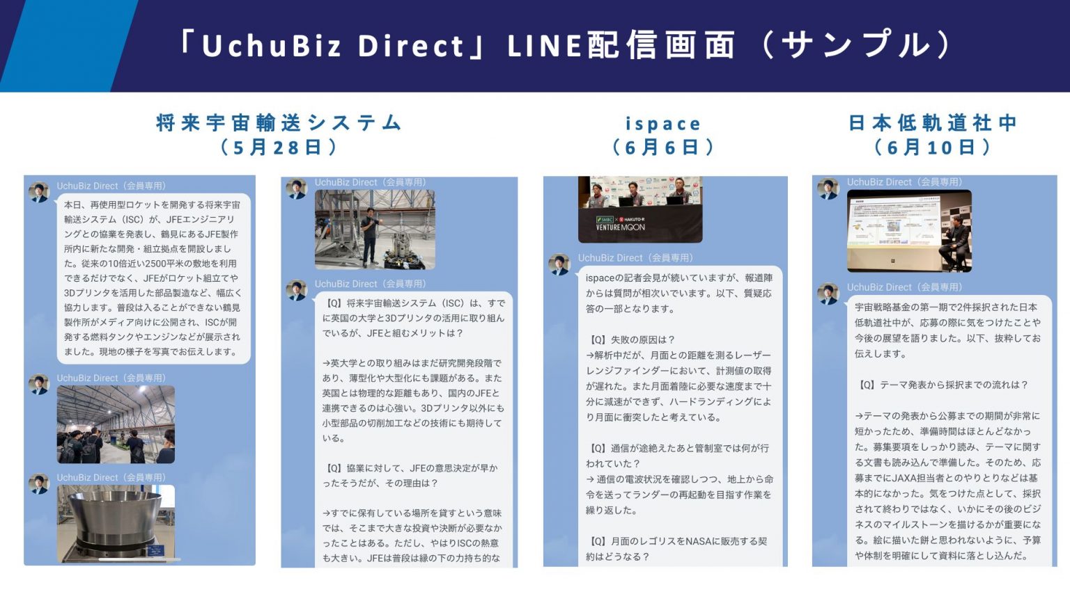 【クロスユー特別会員限定】宇宙ビジネス情報コミュニティ「UchuBiz Direct」 | 一般社団法人クロスユー/cross U